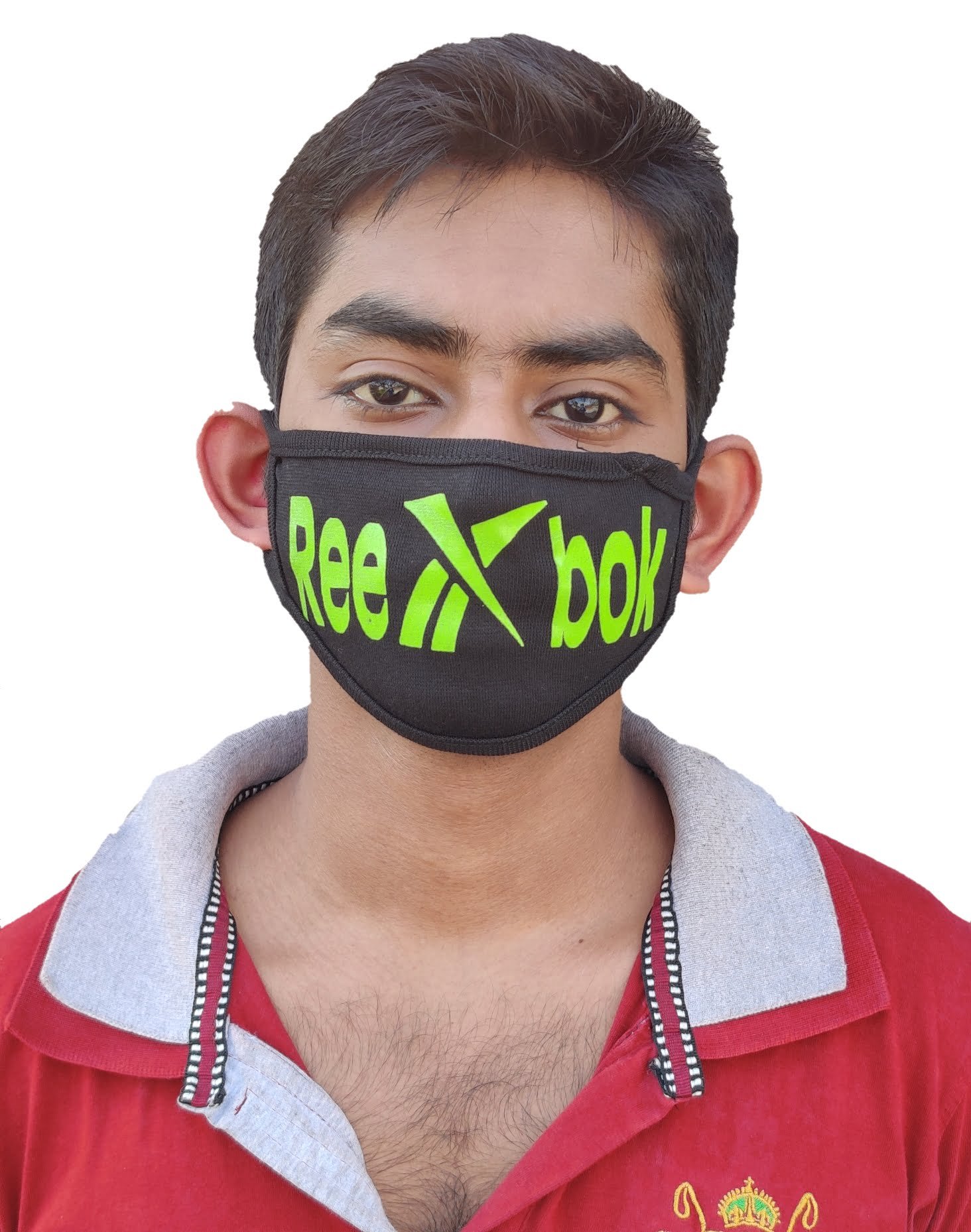 INDRICO® Best Face Pollution Mask Printed Reusable & Comfortable Black ...