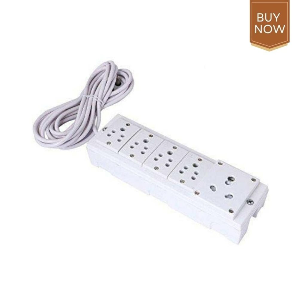 INDRICO Power Strip Extension Multi Outlet Board Fitted with 3 Anchor ...