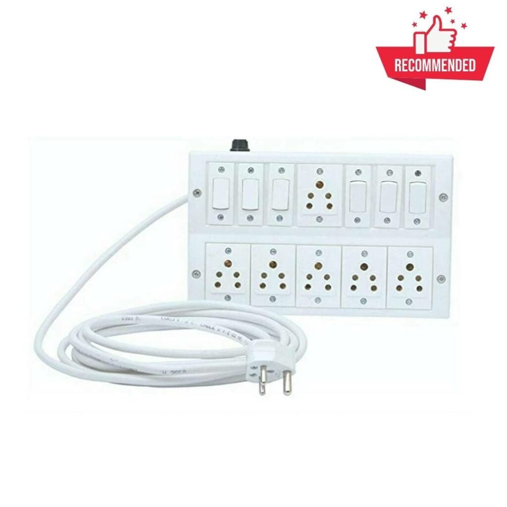 INDRICO® Extension Board Heavy Duty Modular Power Strip Extension Box ...