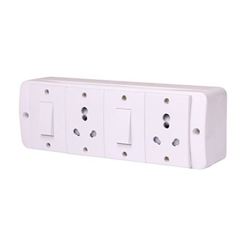 INDRICO Electric Extension Board with 15A/16A/20A Sockets and 16A/20A ...