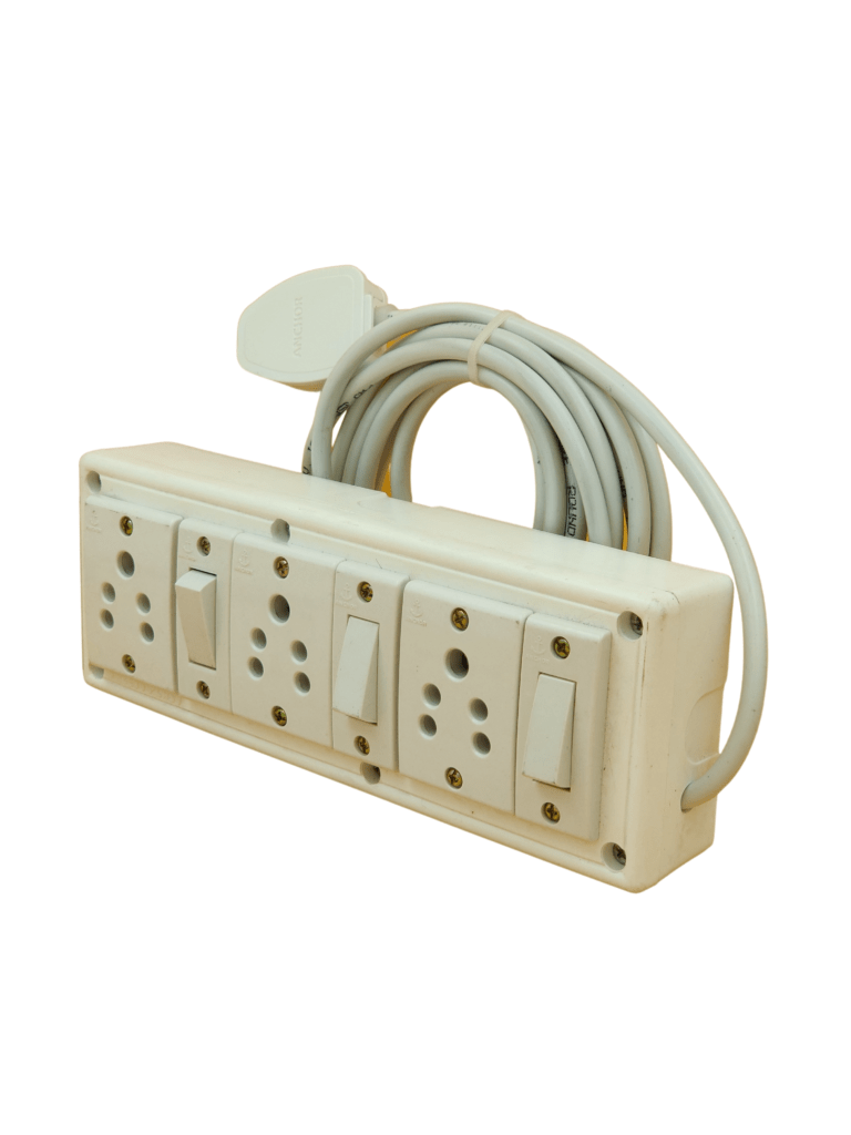 INDRICO Junction Box with Individual Switch 3+3 (Max. rating 1200W) PVC ...
