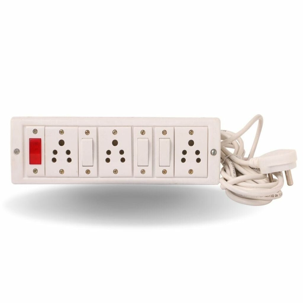 INDRICO Power Strip Extension Multi Outlet Board with Individual Switch ...